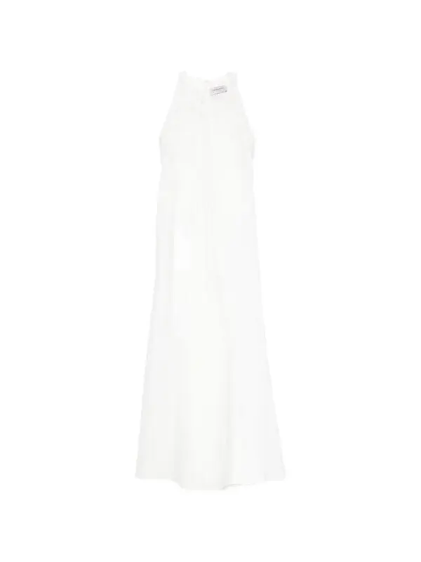 ERMANNO FIRENZE Embroidered Maxi Dress - White