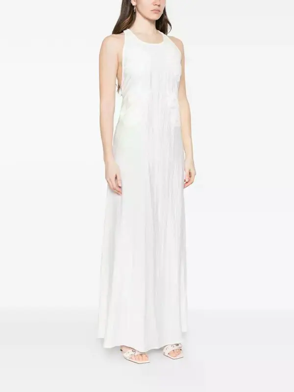 ERMANNO FIRENZE Embroidered Maxi Dress - White