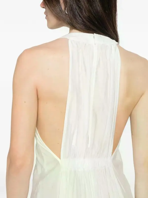 ERMANNO FIRENZE Embroidered Maxi Dress - White