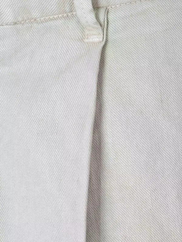 NINE:INTHE:MORNING Wide Leg Chino Trousers - Neutrals