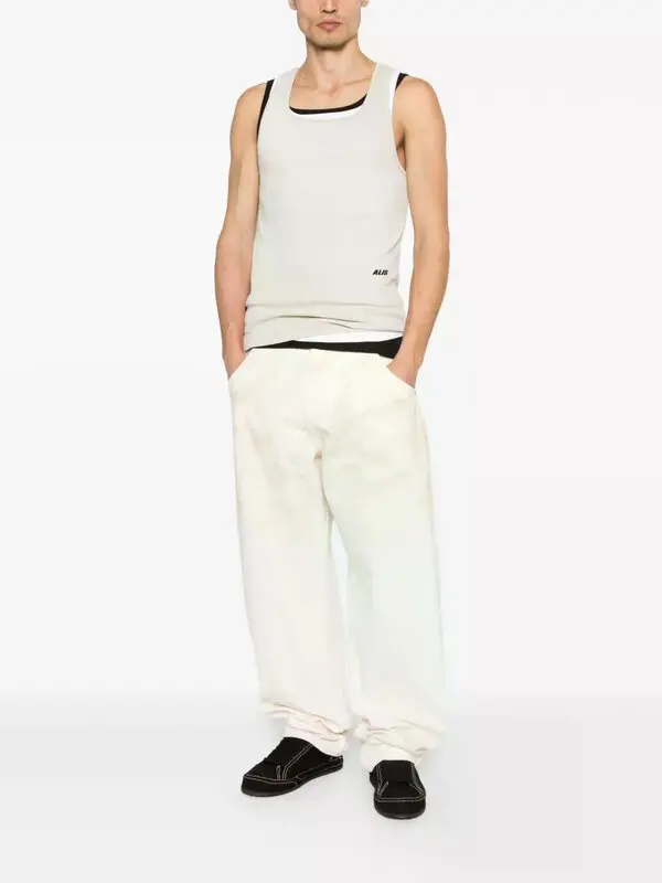 ALIS Logo Ribbed Tank Top