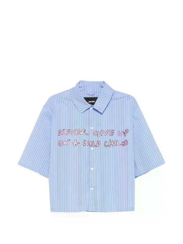 ALIS Striped Short Sleeve Shirt