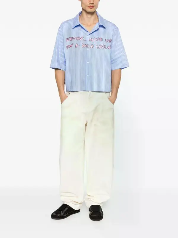ALIS Striped Short Sleeve Shirt