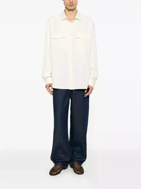 THE ROW Piou Pocket Shirt - Neutrals