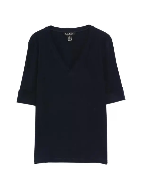 Ralph Lauren Cuffed V-neck T-shirt