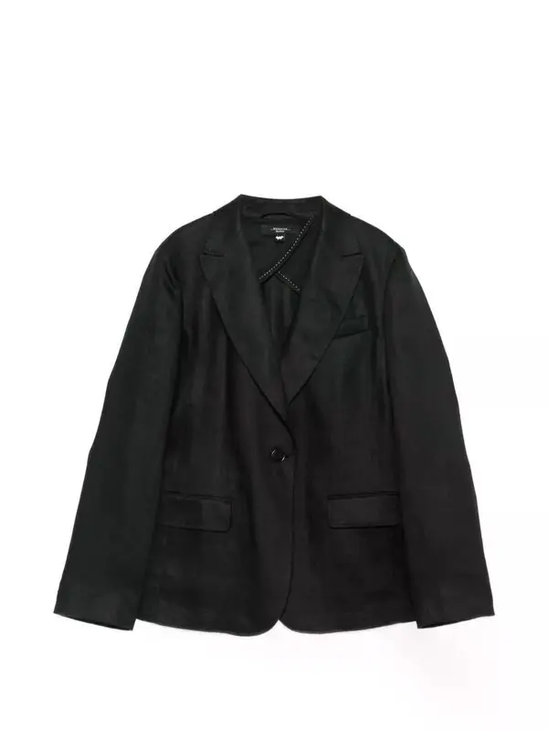 Max Mara Single-breasted Blazer - Black