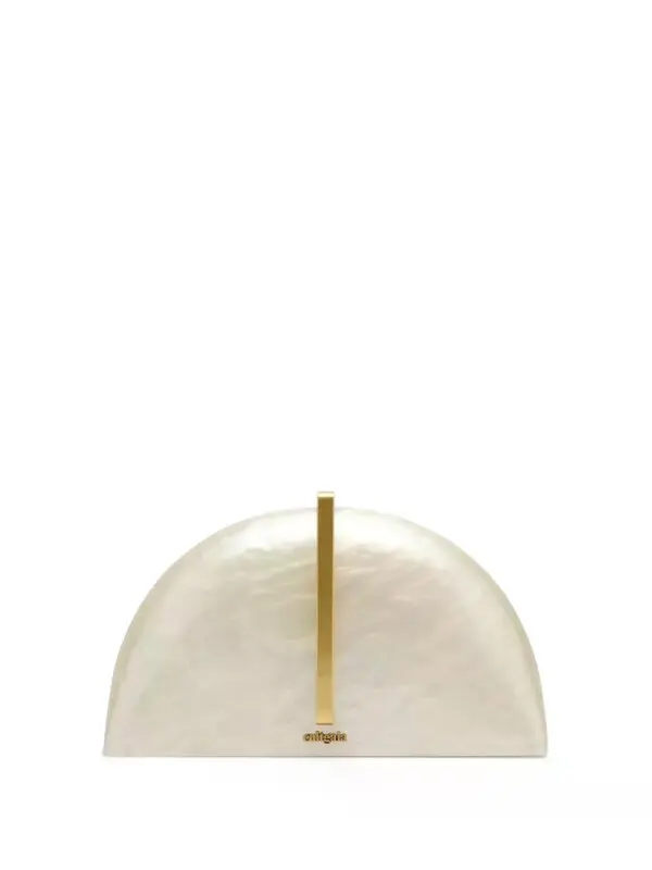 Cult Gaia Laguna Clutch - Neutrals