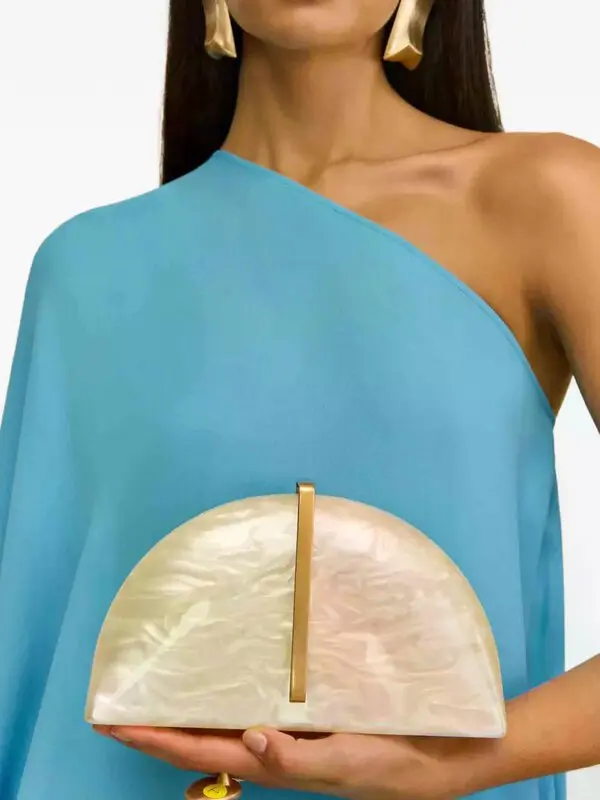 Cult Gaia Laguna Clutch - Neutrals