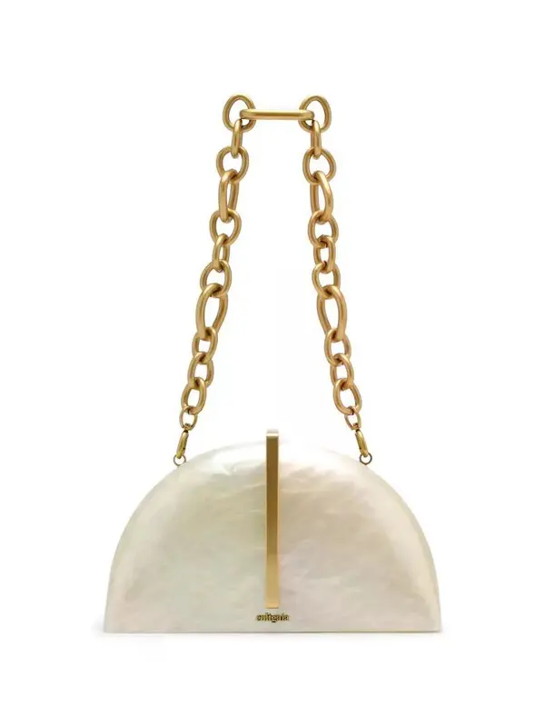 Cult Gaia Laguna Clutch - Neutrals