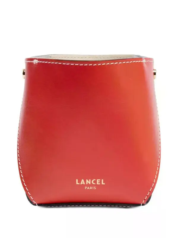 LANCEL Leather Pen Holder - Red