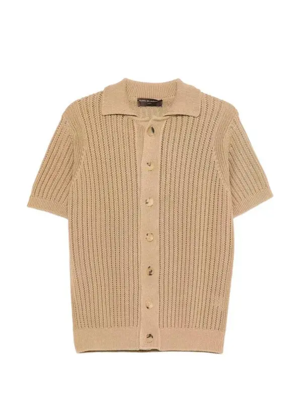 FILIPPO DE LAURENTIIS Buttoned Knitted Shirt