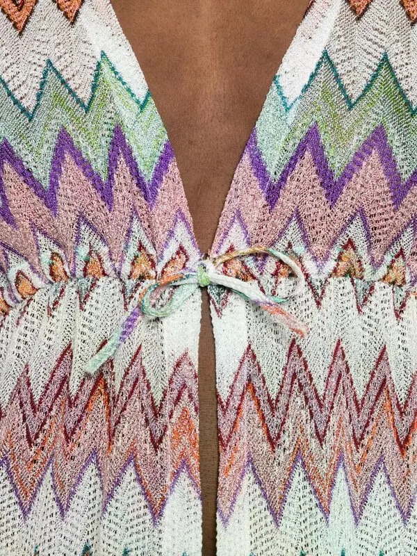 Missoni Zigzag Beach Cover-up - White