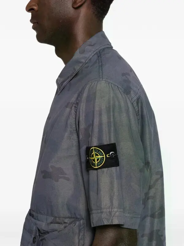Stone Island Camouflage Pocket Shirt