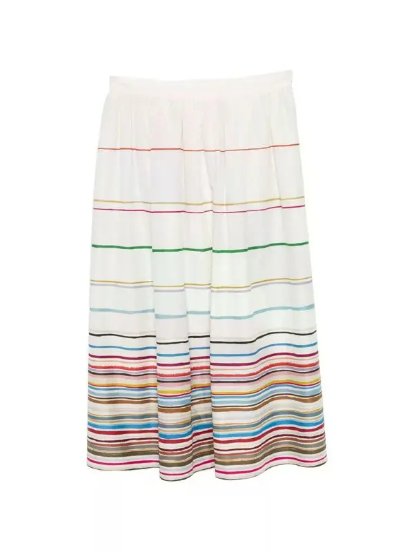 Paul Smith Striped Midi Skirt