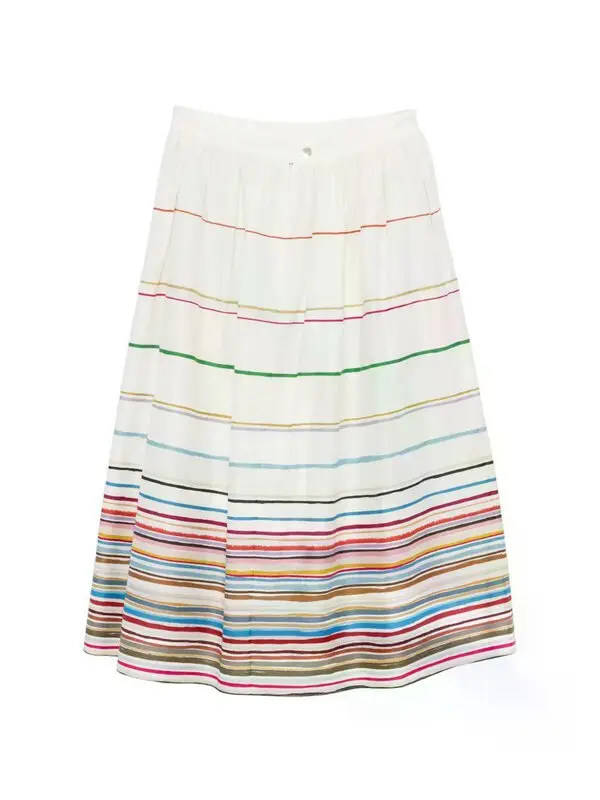 Paul Smith Striped Midi Skirt
