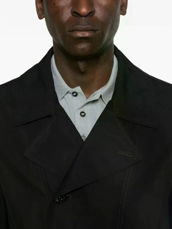 Stone Island Buttoned Pocket Jacket - Black