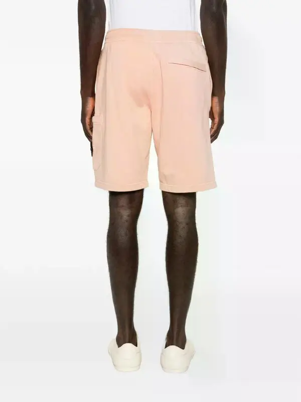 Stone Island Drawstring Cargo Shorts - Pink
