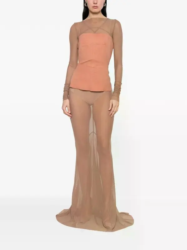 Rick Owens Bustier Leather Top
