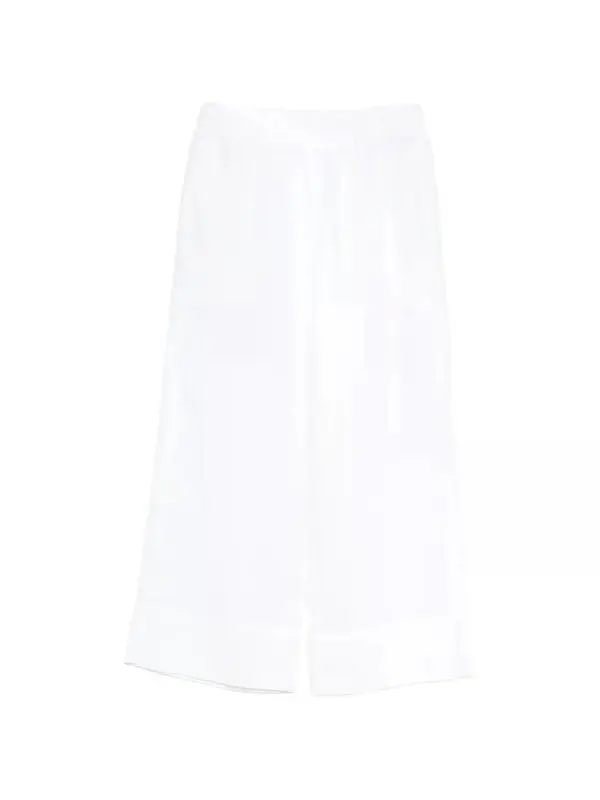 XACUS Elasticated Waist Trousers - White