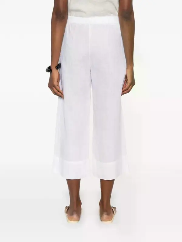 XACUS Elasticated Waist Trousers - White