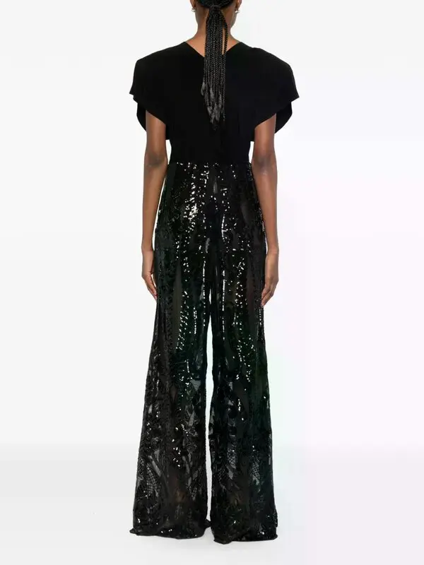 Norma Kamali Embellished Palazzo Pants