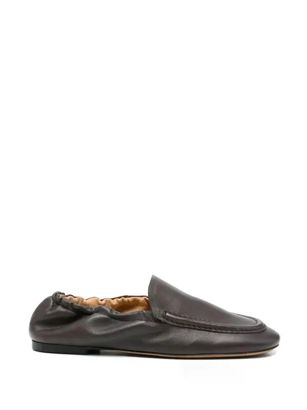 ODISSI Juno Round-toe Loafers - Brown
