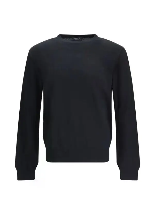 ARAGONA Crew-neck Wool Sweater