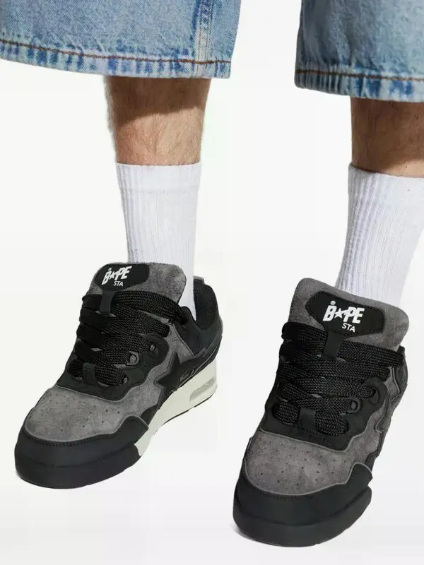 A BATHING APE Flip Sta #1 Sneakers - Black