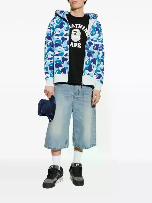 A BATHING APE Camouflage-print Hoodie
