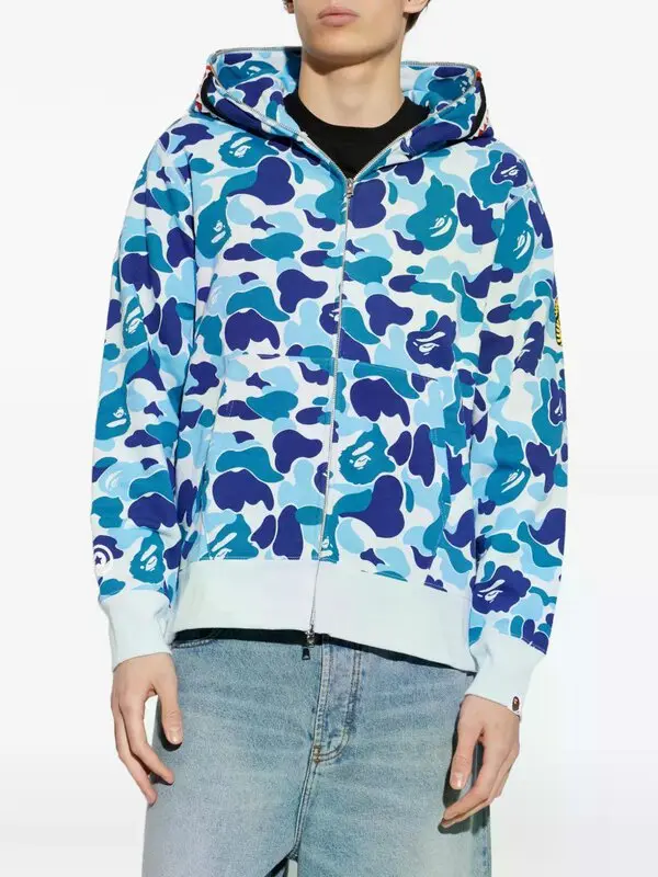 A BATHING APE Camouflage-print Hoodie