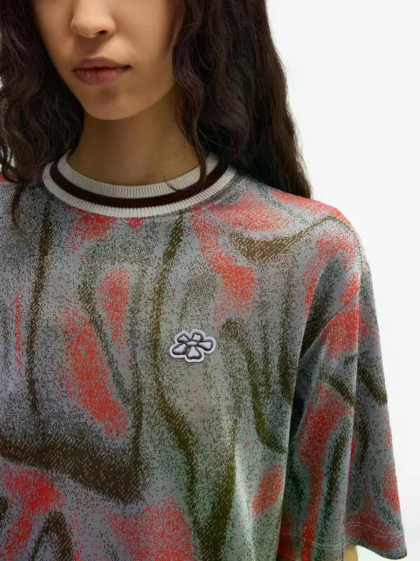 MARGHERITA MACCAPANI Jacquard Embroidered T-shirt