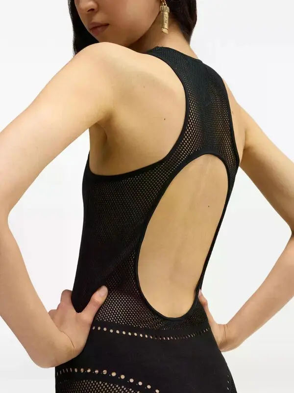 MARGHERITA MACCAPANI Open Back One-piece - Black