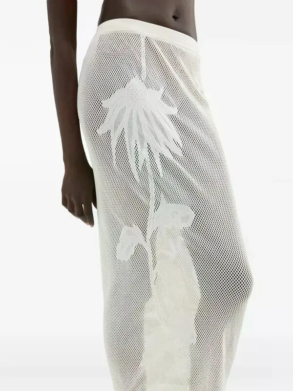 MARGHERITA MACCAPANI Printed Seamless Skirt - White
