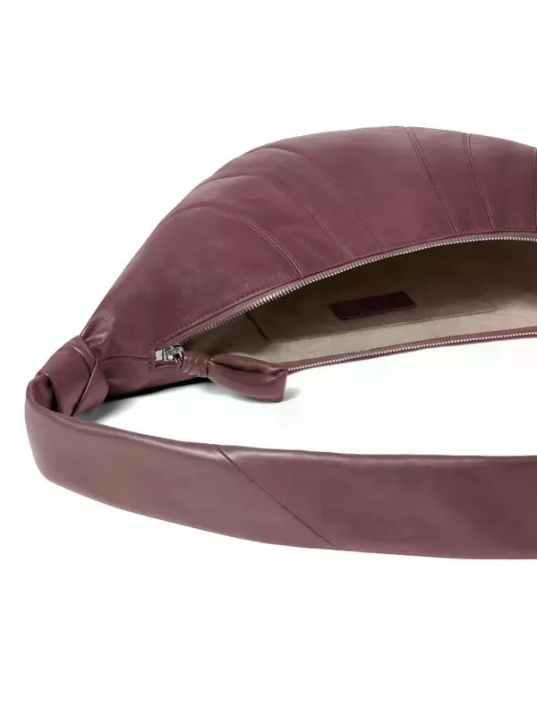 LEMAIRE Croissant Leather Shoulder Bag - Brown