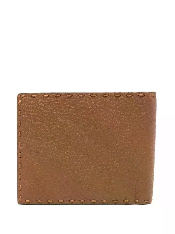Fendi Selleria Stitching Wallet - Brown
