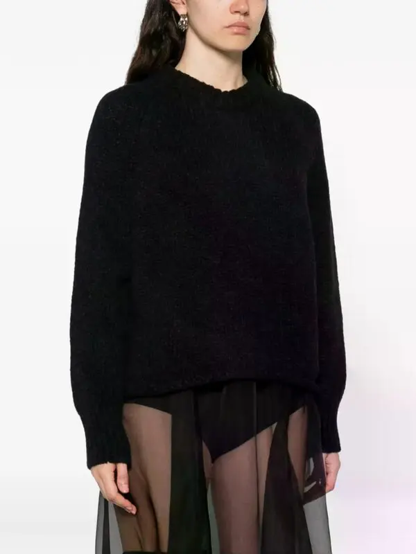 SUSANNE BOMMER Crew-neck Wool Sweater