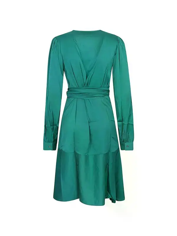 NOUVELLE SILK95FIVE Ananda Tie Belt Dress