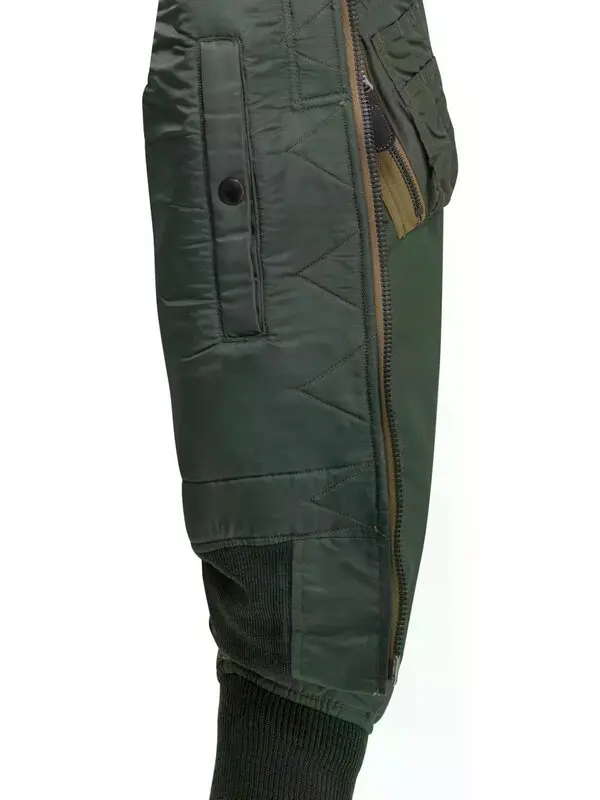 BUZZ RICKSON'S Zip-fastening Bomber Jacket - Green