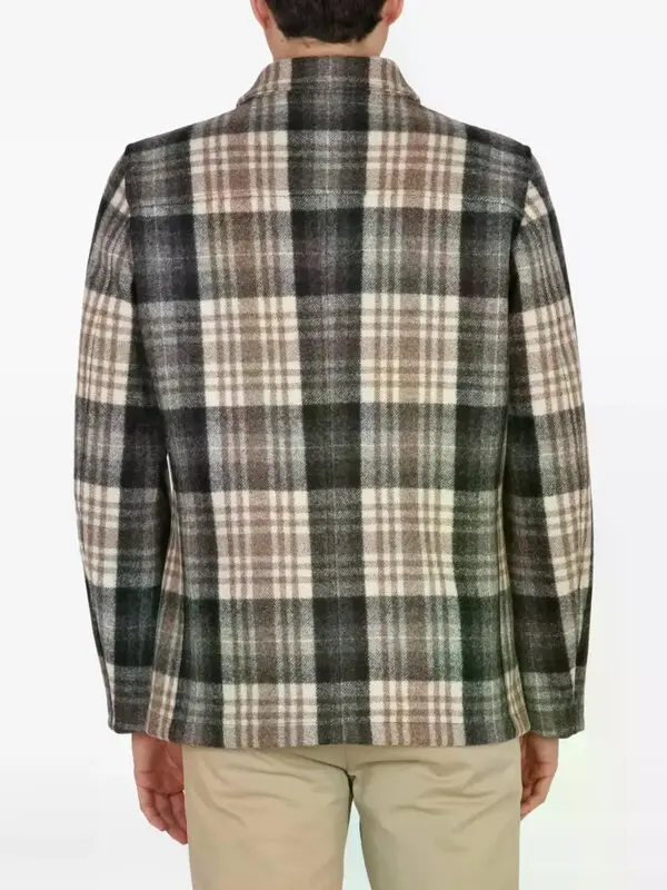 Aspesi Tadao Check-pattern Shirt Jacket