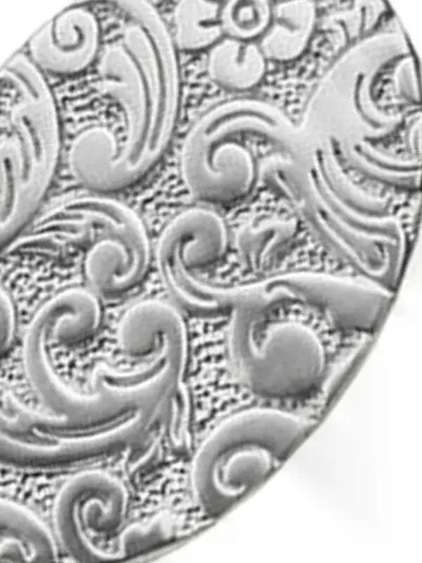Monica Rich Kosann Floral-pattern Oval Pendant
