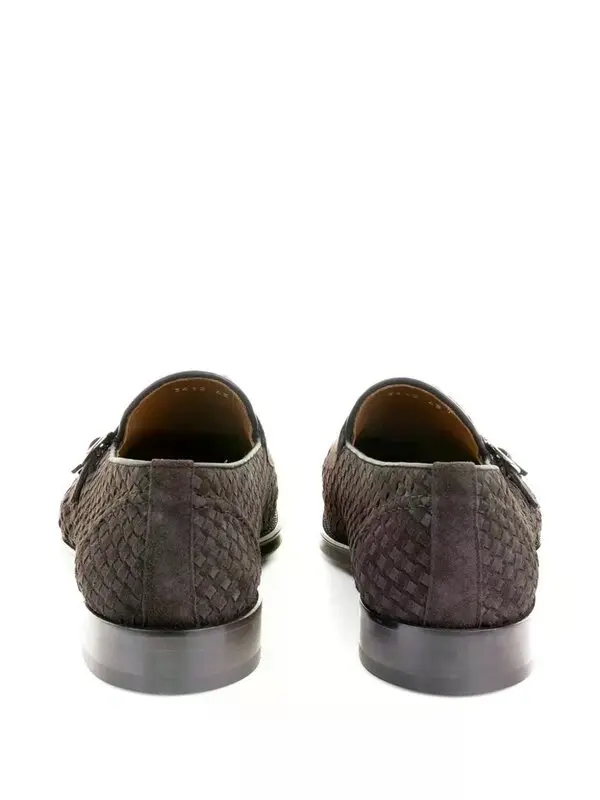 DOUCAL'S Double-buckle Monk Shoes