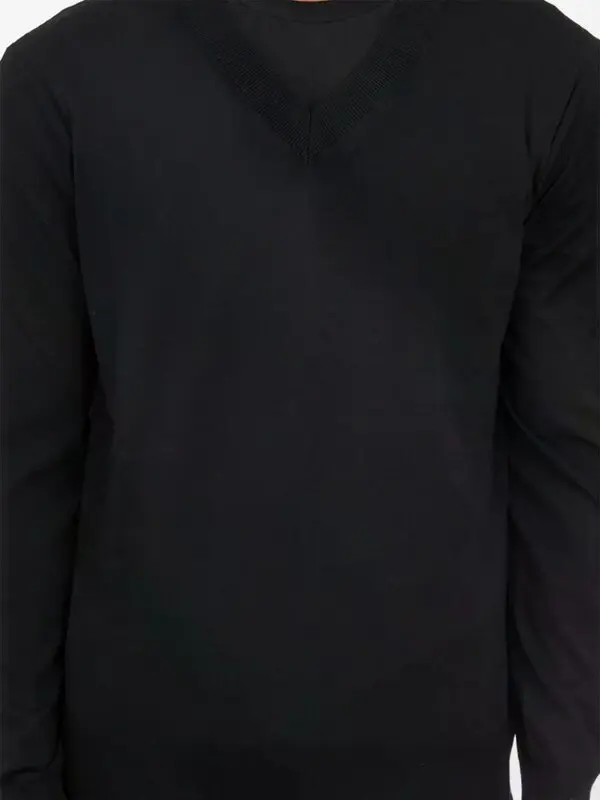 PAOLO PECORA V-neck Knitted Sweater