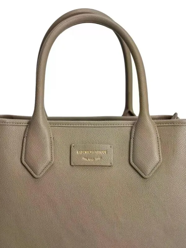Emporio Armani Leather Top-handle Tote