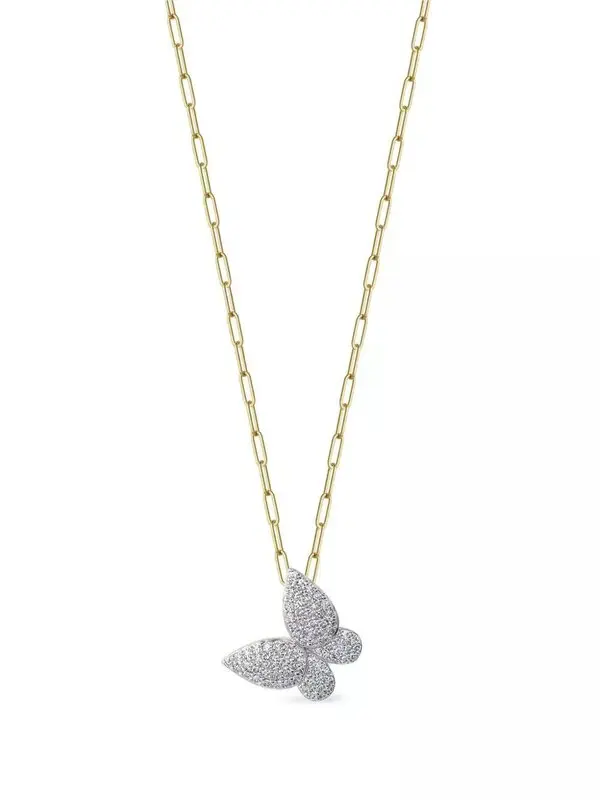 Phillips House 14k Butterfly Diamond Pendant Necklace - Gold