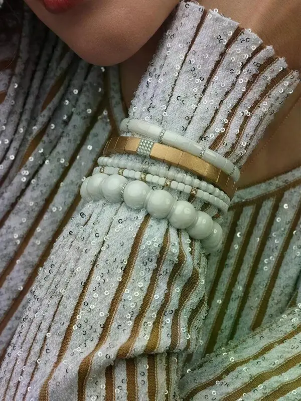 Roberto Demeglio 18k Gold Diamond Bracelet - White