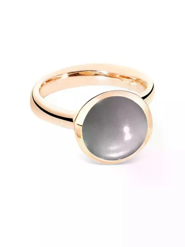 Tamara Comolli 18k Rose Gold Bouton Moonstone Ring - Pink