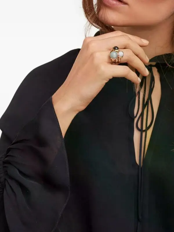 Tamara Comolli 18k Rose Gold Bouton Moonstone Ring - Pink