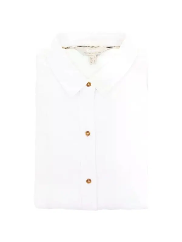 Barbour Buttoned Shirt - White