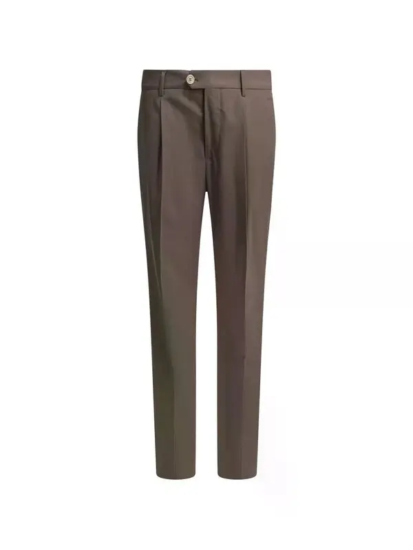 Brunello Cucinelli Pleated Trousers - Brown