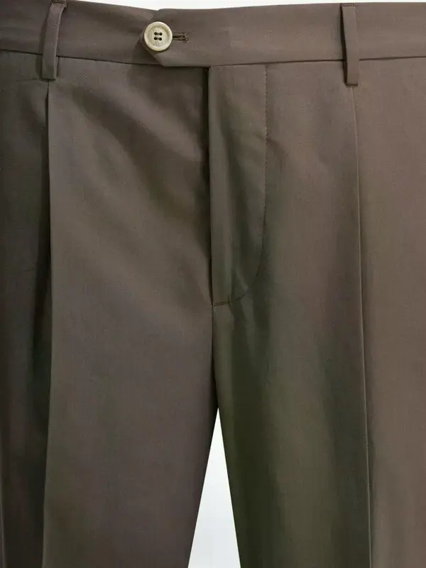 Brunello Cucinelli Pleated Trousers - Brown